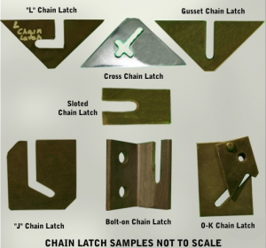 Chain Latches: – Dalyn Enterprises LLC. Metal fabrication, Fencing